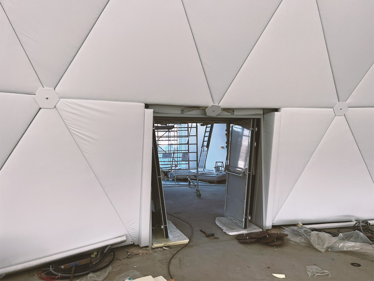 Polidomes PIR Dome Panel Insulation System | Polidomes – geodesic tents ...