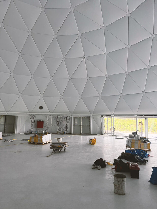 Polidomes PIR Dome Panel Insulation System | Polidomes – geodesic tents ...