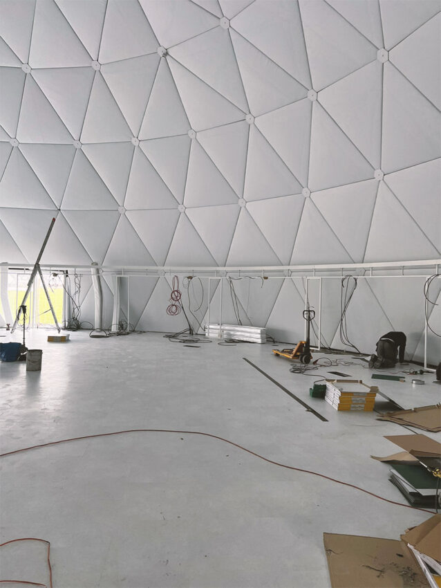 Polidomes PIR Dome Panel Insulation System | Polidomes – geodesic tents ...