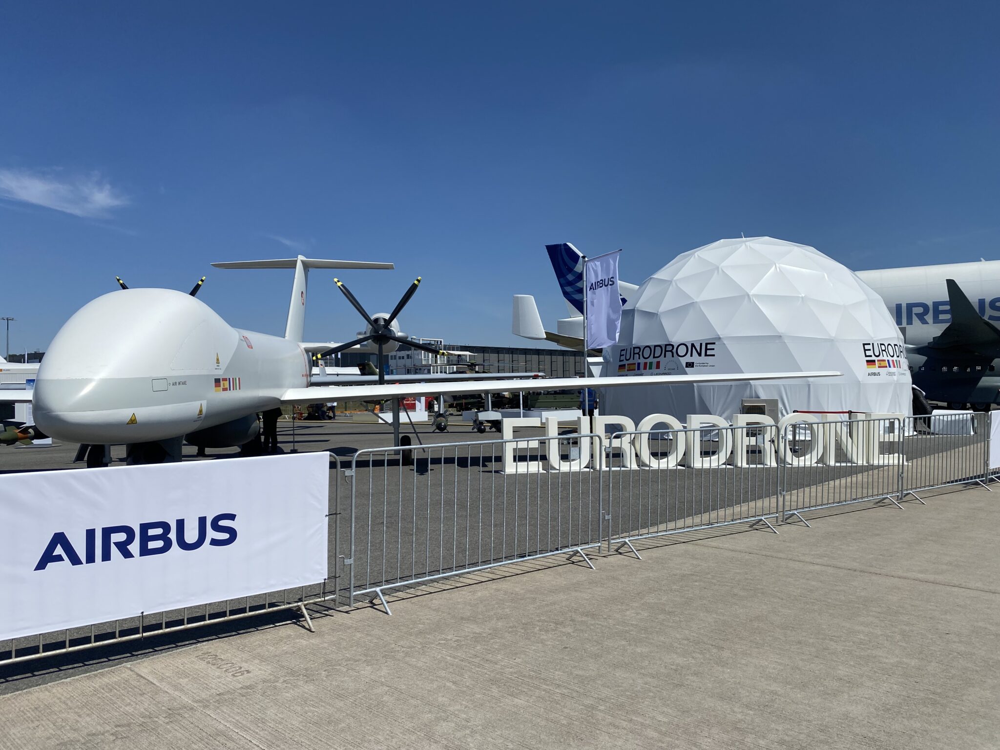 Projection Dome for Airbus Eurodrone Berlin 2022
