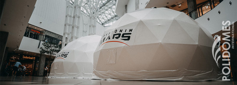 Exhibition Geodesic Tents | Polidomes – geodesic tents – sales and rental.