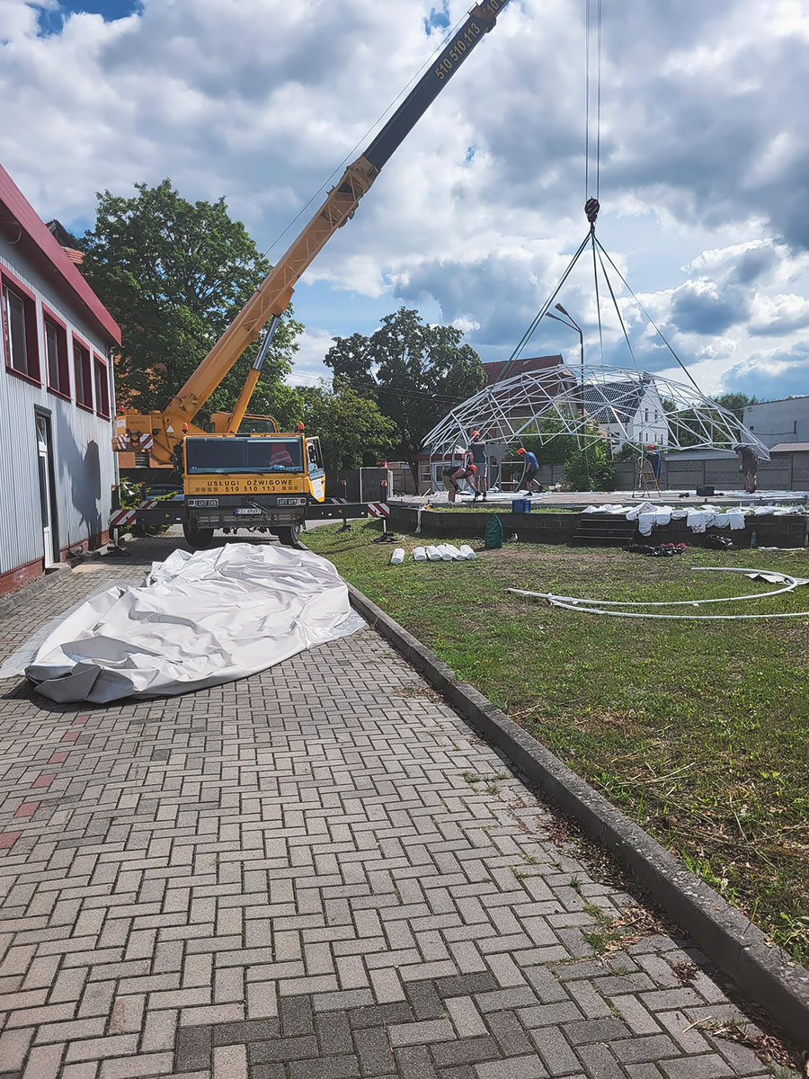 Polidomes Manufacturing Process | Polidomes – geodesic tents – sales ...