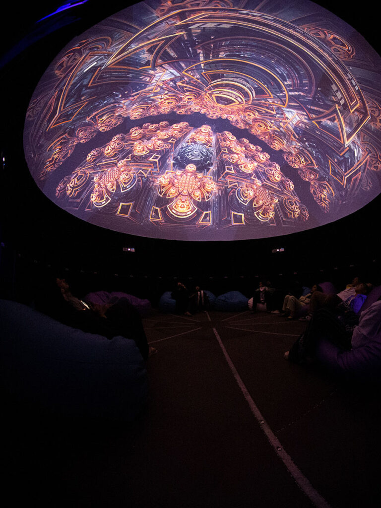 Projection Dome at Noor Riyadh Festival of Light